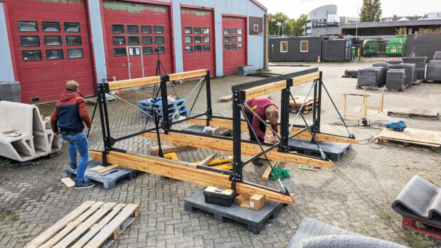 Modulair en circulair brugsysteem - Cirkelstad